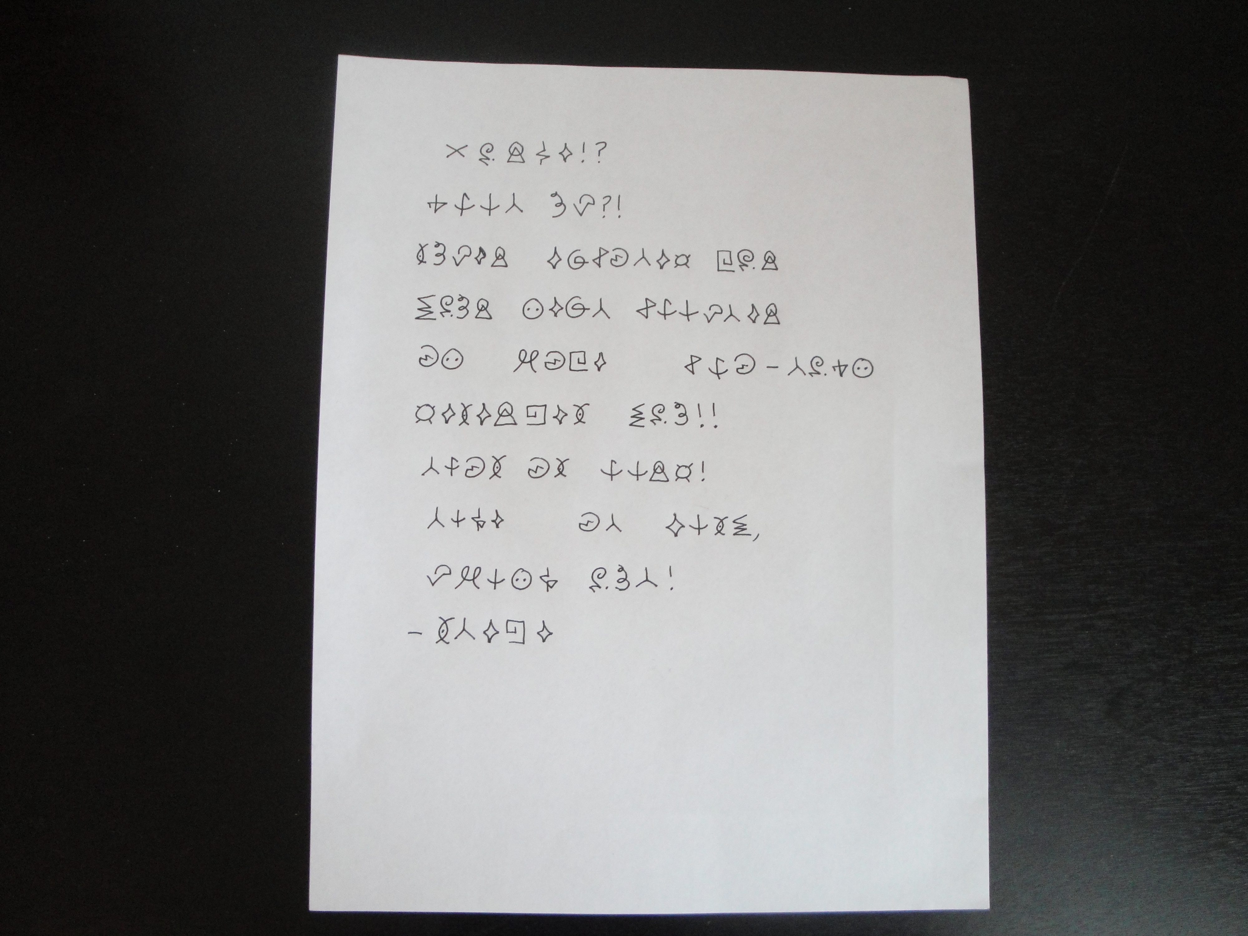 How to WRITE a secret letter – Steven Gruber's
